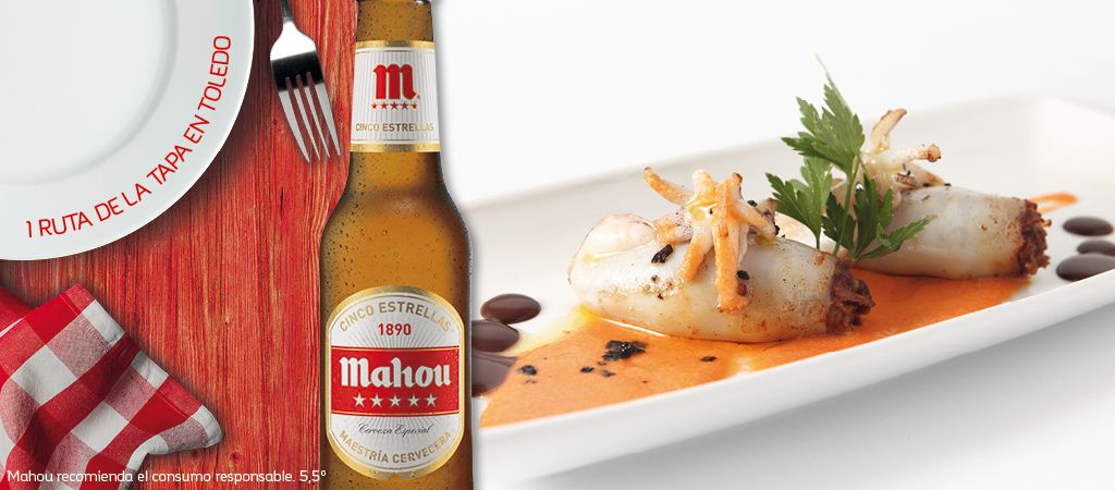 CHIPIRÓN RELLENO, SALMOREJO Y ALI-OLI NEGRO. - EL PEÑÓN, RESTAURANTE ...