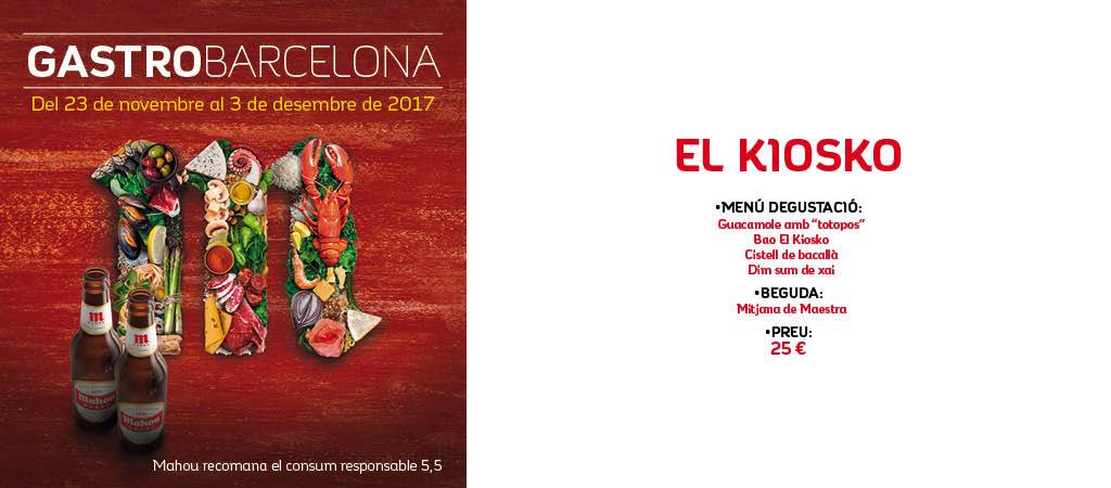 EL KIOSKO - EL KIOSKO - GASTRO BARCELONA - BARCELONA - Estamos de tapas