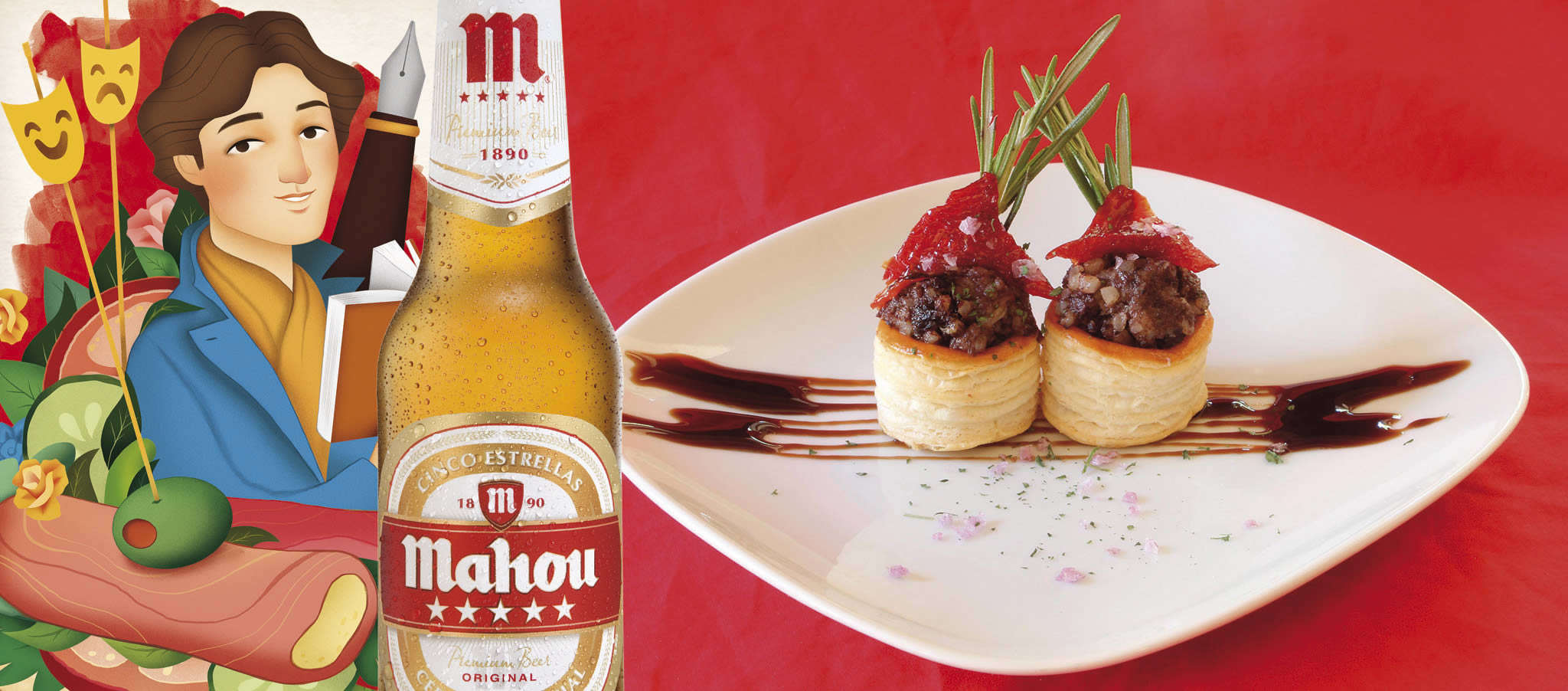 VOLOVANT DE MORCILLA DE BURGOS CON PIMIENTOS DE PIQUILLOS CARAMELIZADOS ...