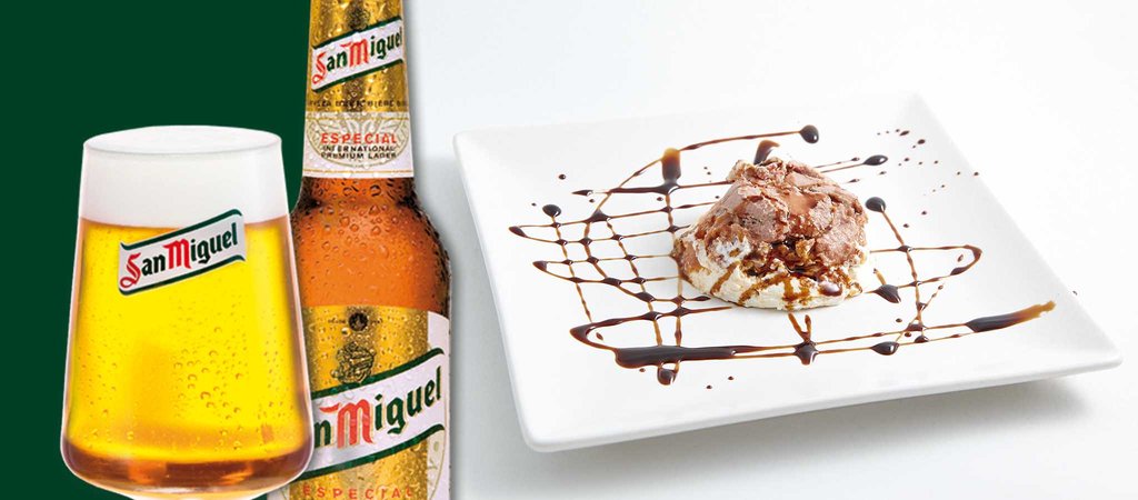 MILHOJAS DE QUESO PHILADELPHIA CON MORRO GUISADO Y MOUSE DE PATO CON ...